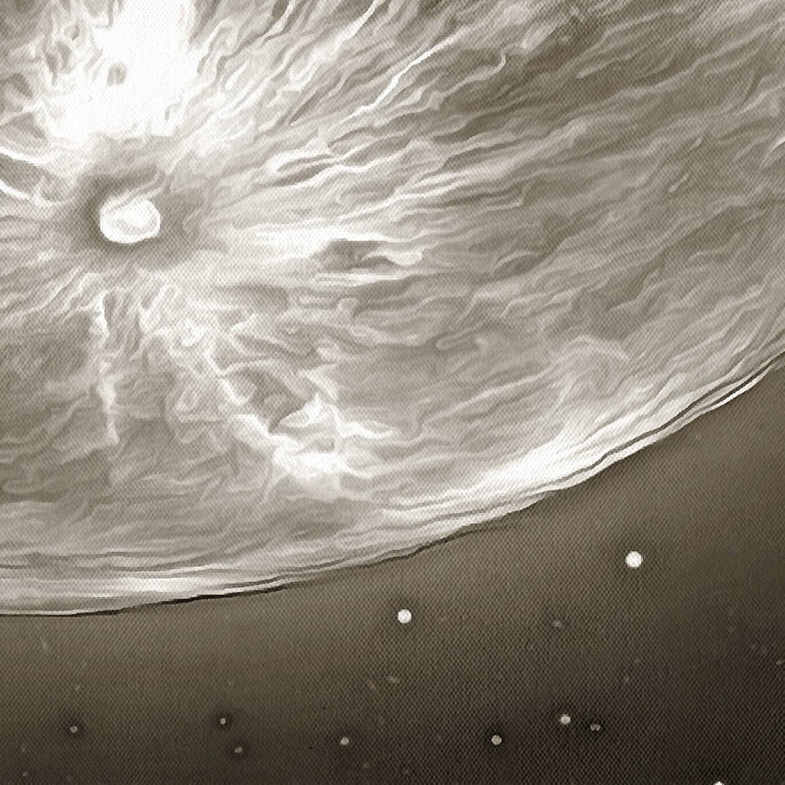 Black Moon Canvas Moon Wall Art Moon Poster Moon Print | Etsy