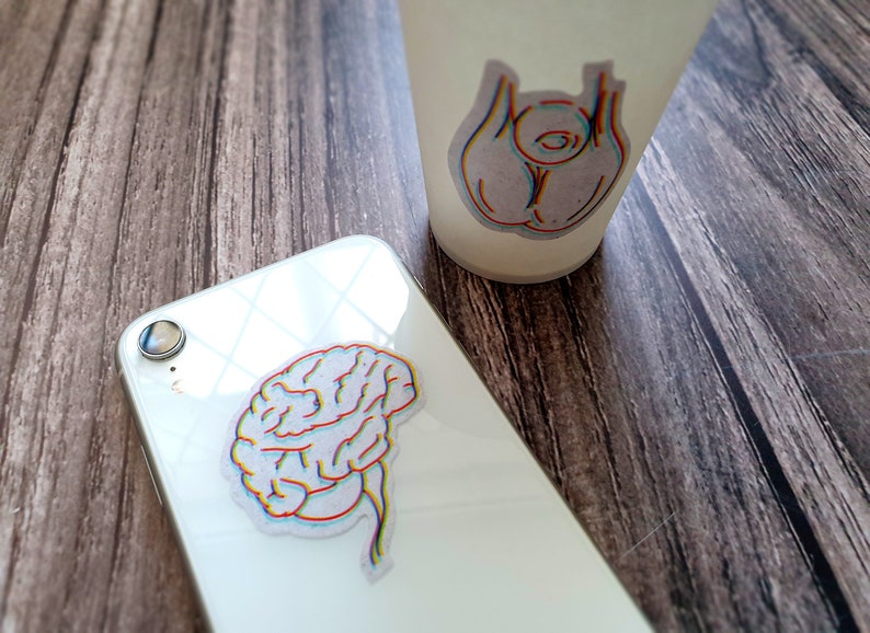 Human Body Parts Vinyl Sticker Set of 4 Pcs Penis Vagina | Etsy