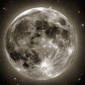 Black Moon Canvas, Moon Wall Art, Moon Poster, Moon Print, Nature ...