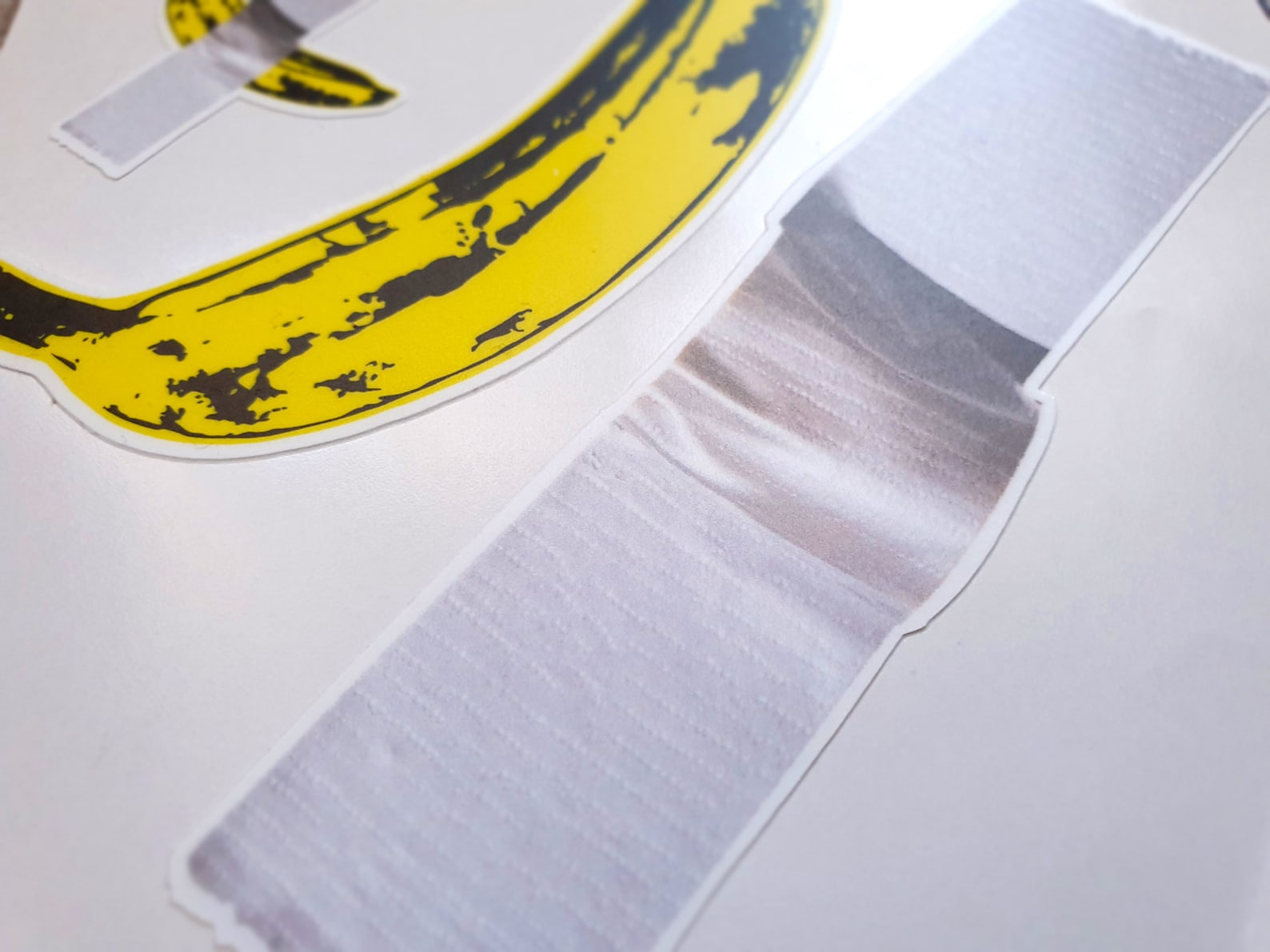 Banana Taped to the Wall, Vinyl Sticker Pack, Set of 3 Pcs, Modern Art ...