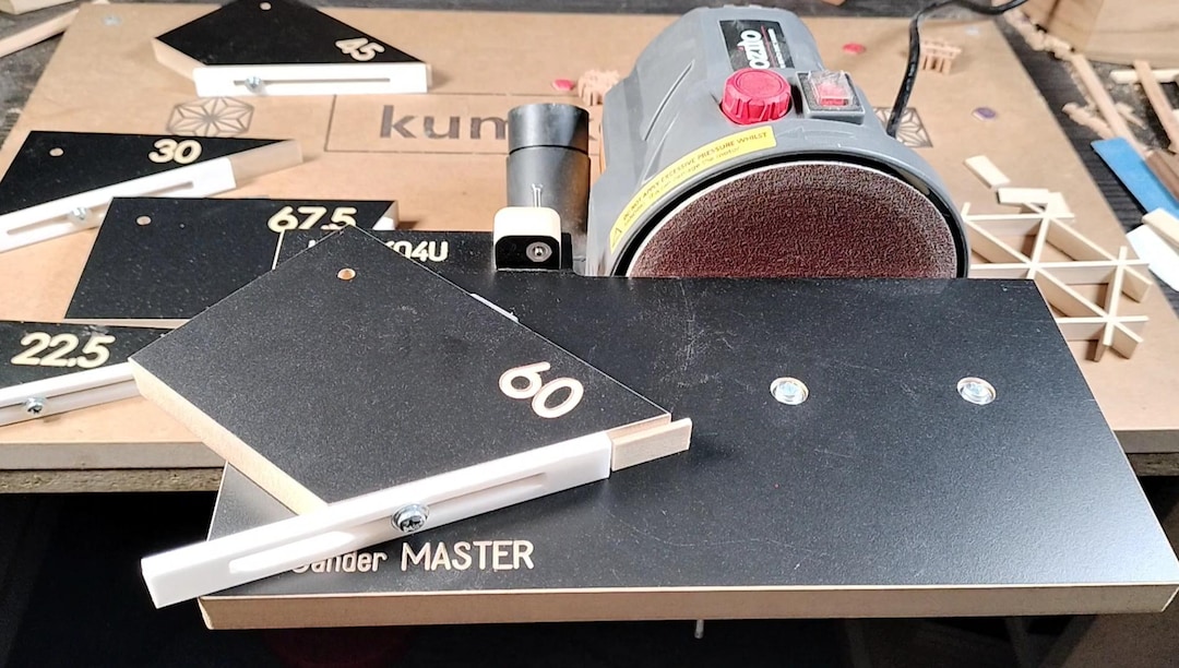 Kumiko Part Disc Sander Jig With Micro Adjust - Etsy