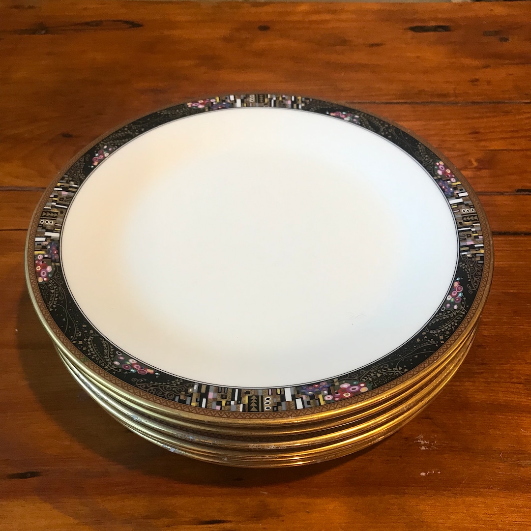 Set of 6 Vintage Mikasa Fine Bone China Japan Side Plates in ‘royal ...