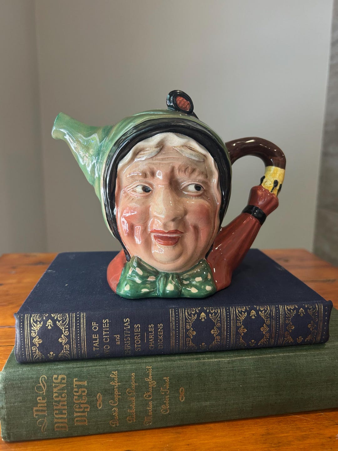 Vintage Beswick Sairey Gamp Teapot, Charles Dickens Pottery - Etsy