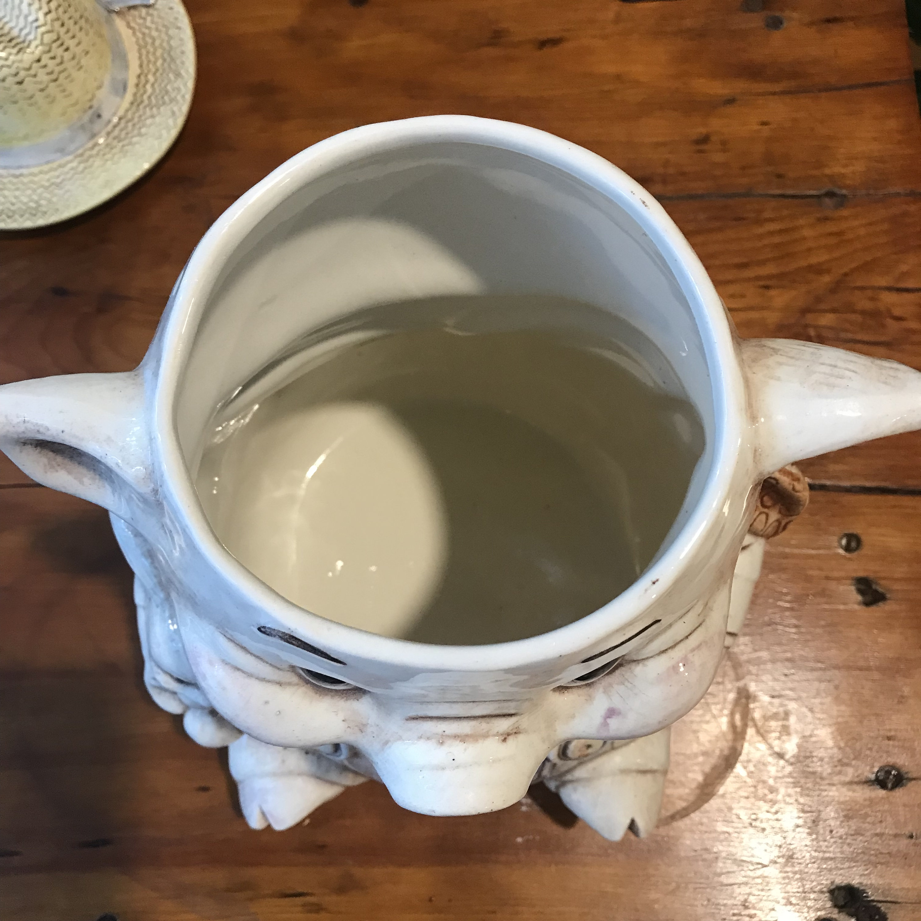 Vintage Ceramic Farmer Pig Cookie Jar by Treasure Craft USA Pottery ...
