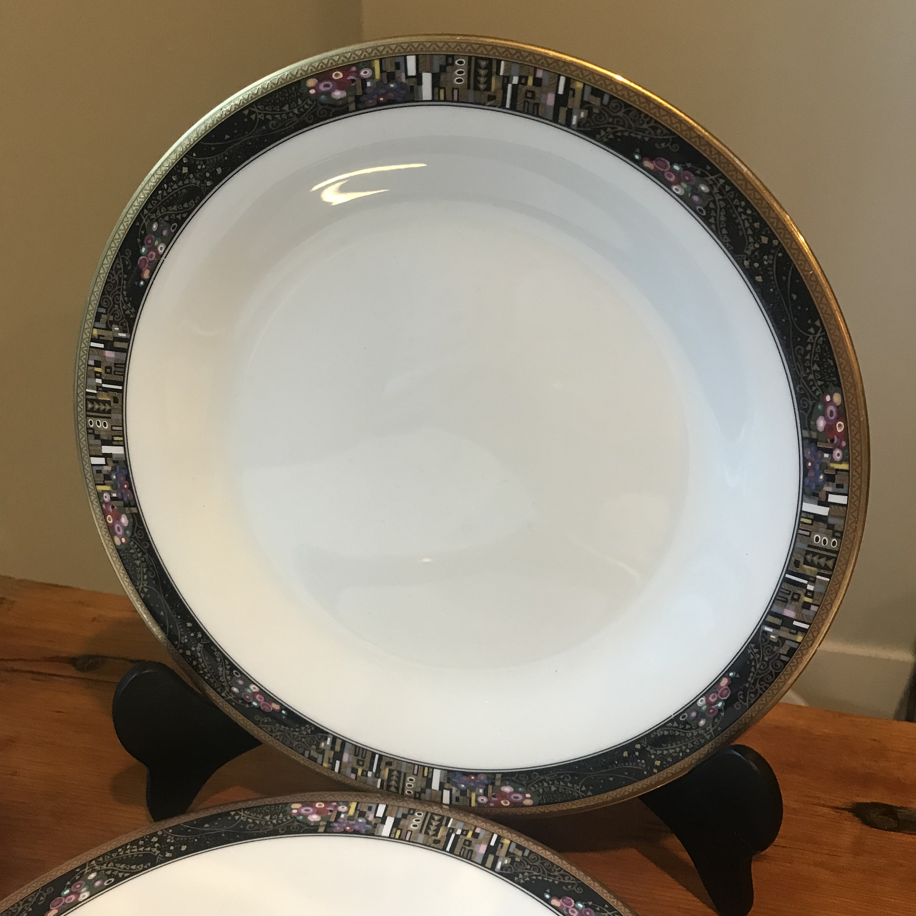 Set of 6 Vintage Mikasa Fine Bone China Japan Side Plates in royal ...