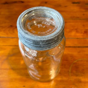 Antique Mid West Fruit Canning Jar, Canadian Preserve Jar, Collectable ...