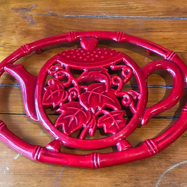 Cast Iron Trivet Vintage - Etsy