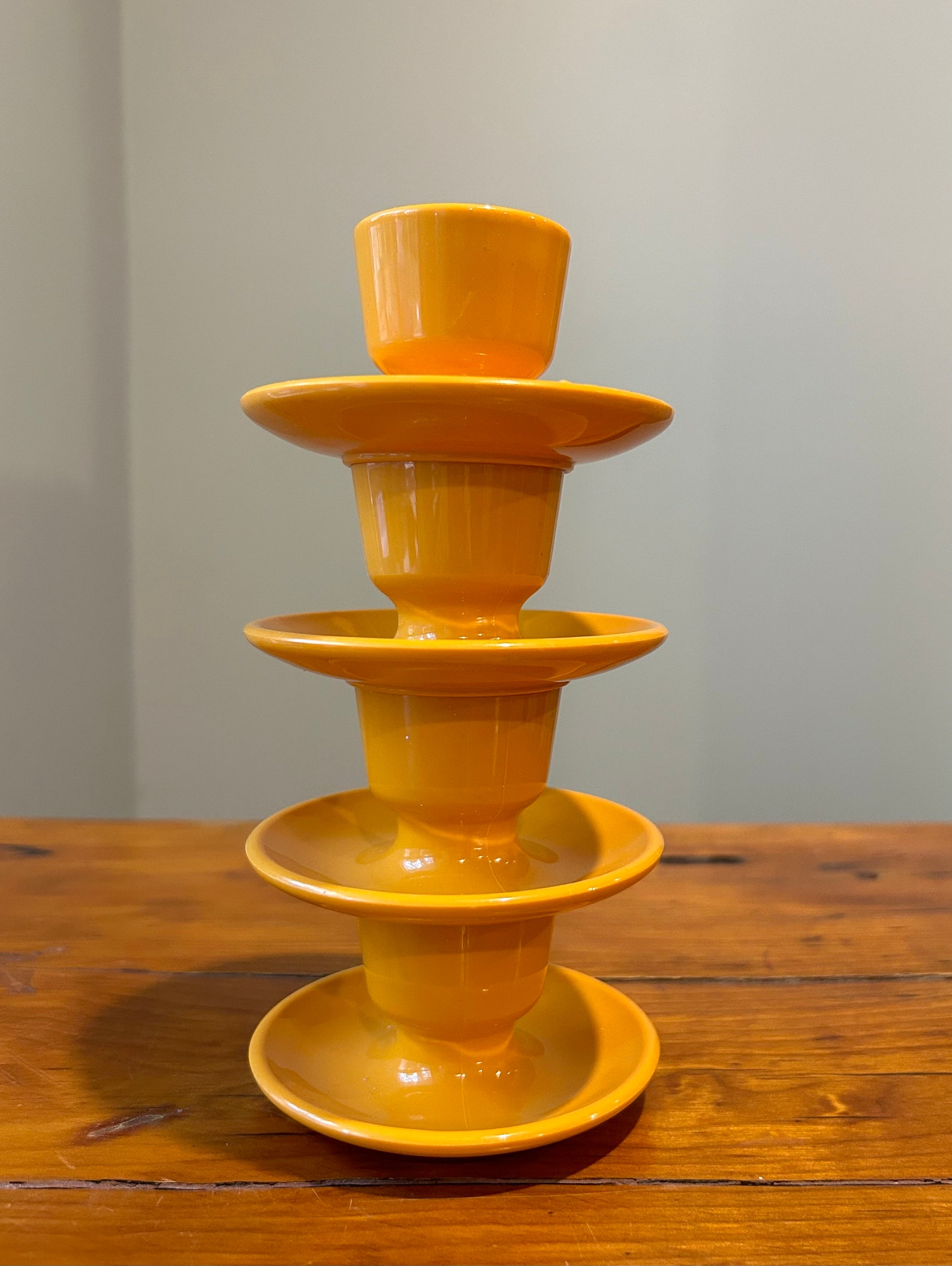 Vintage Emsa Orange Melamine Egg Cups, West Germany, Mid Century Modern ...