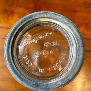 Antique Mid West Fruit Canning Jar, Canadian Preserve Jar, Collectable ...