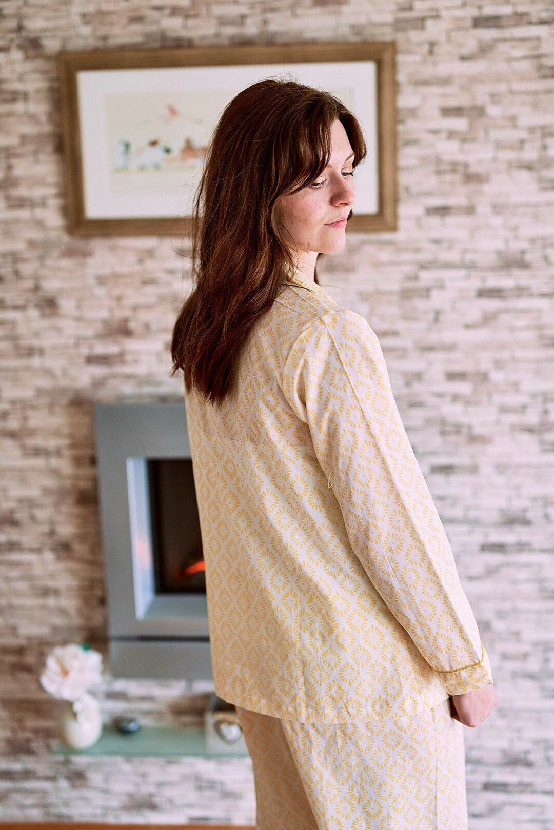 100% Soft Cotton Long Sleeves Full Length Pyjama,pure Cotton Ladies ...