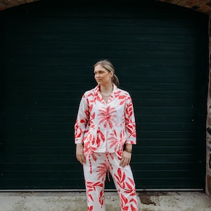 100% Pure Cotton Long Sleeves Pyjama Set,comfortable Ladies Pyjamas ...