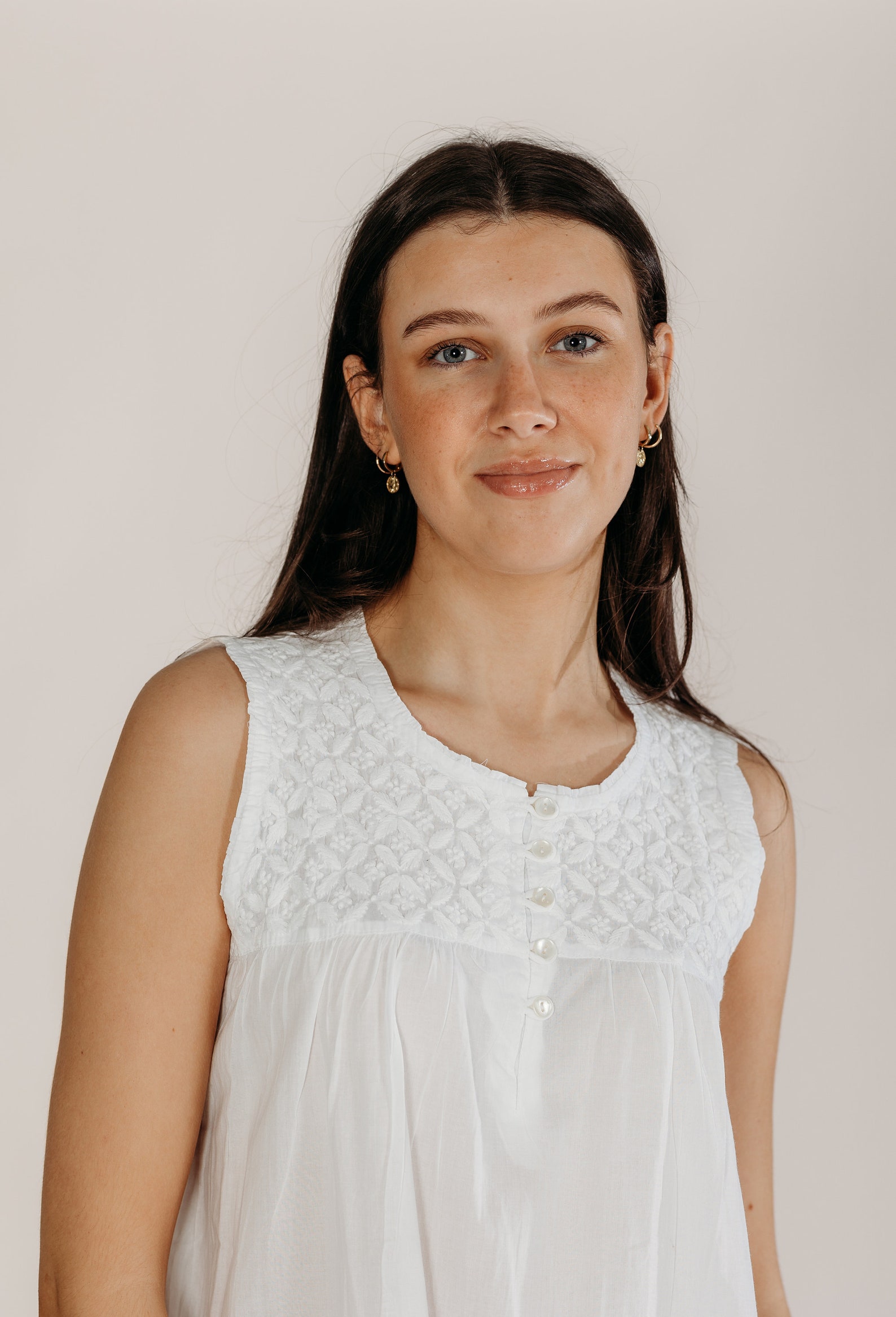 Victorian Nightgown,boho Nightgown,lace Trim Summer Nightie,sleeveles ...