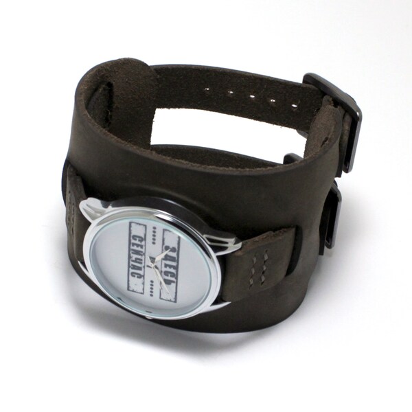 Leather Cuff Watch - Etsy