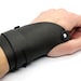 Gauntlet - Extra Wide Leather Bracelet Thumb and Fist Fixation 4 ...