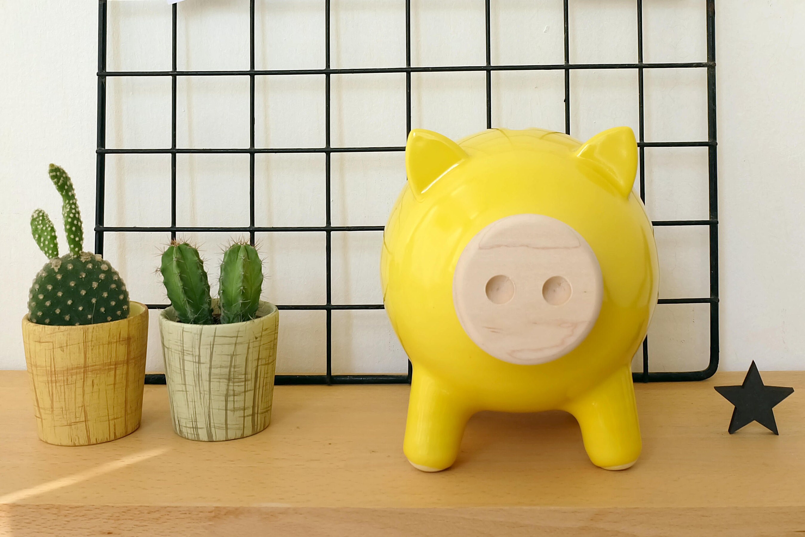 Yellow Piggy Bank Ceramic Piggy Bank Large Piggy Bank | Etsy