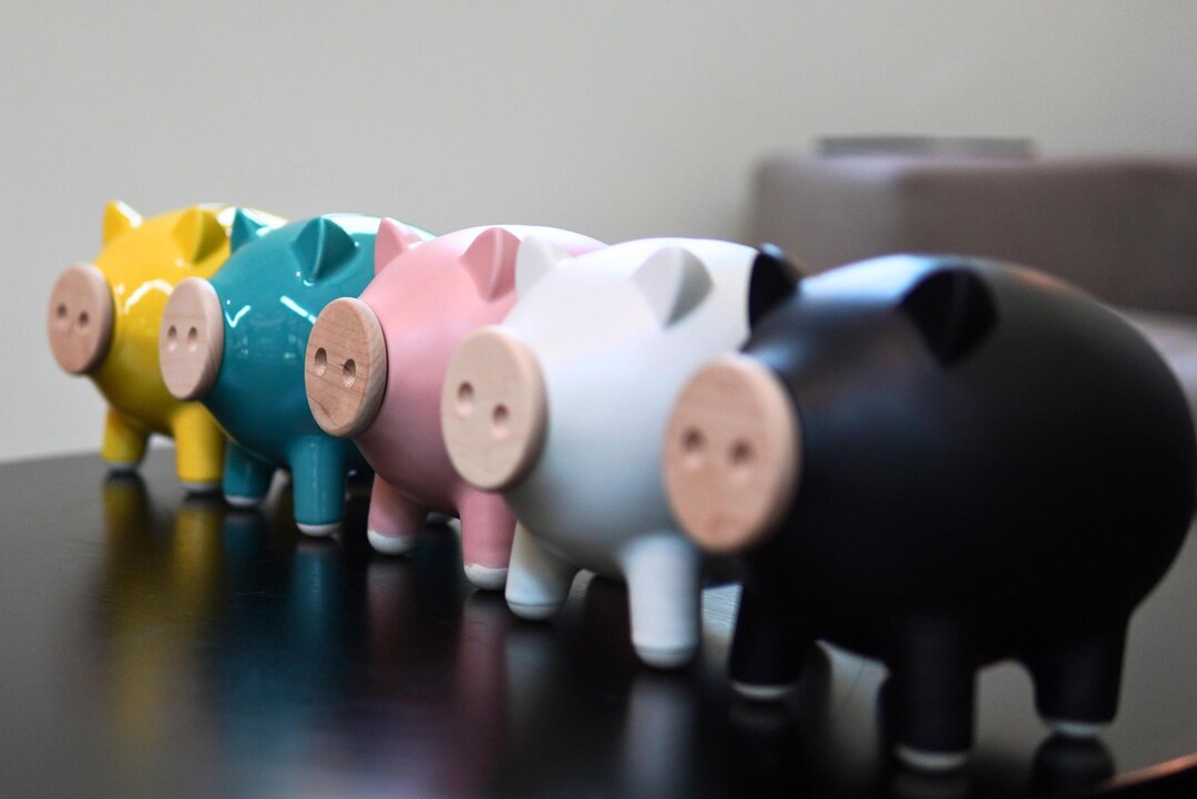 Handmade Ceramic Piggy Bank, Adult Piggy Bank, Personalized Piggy Bank ...