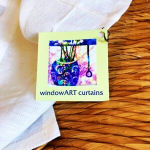 Your Basic Premium Linen Curtain Panels Elegant Modernized Korean Art ...