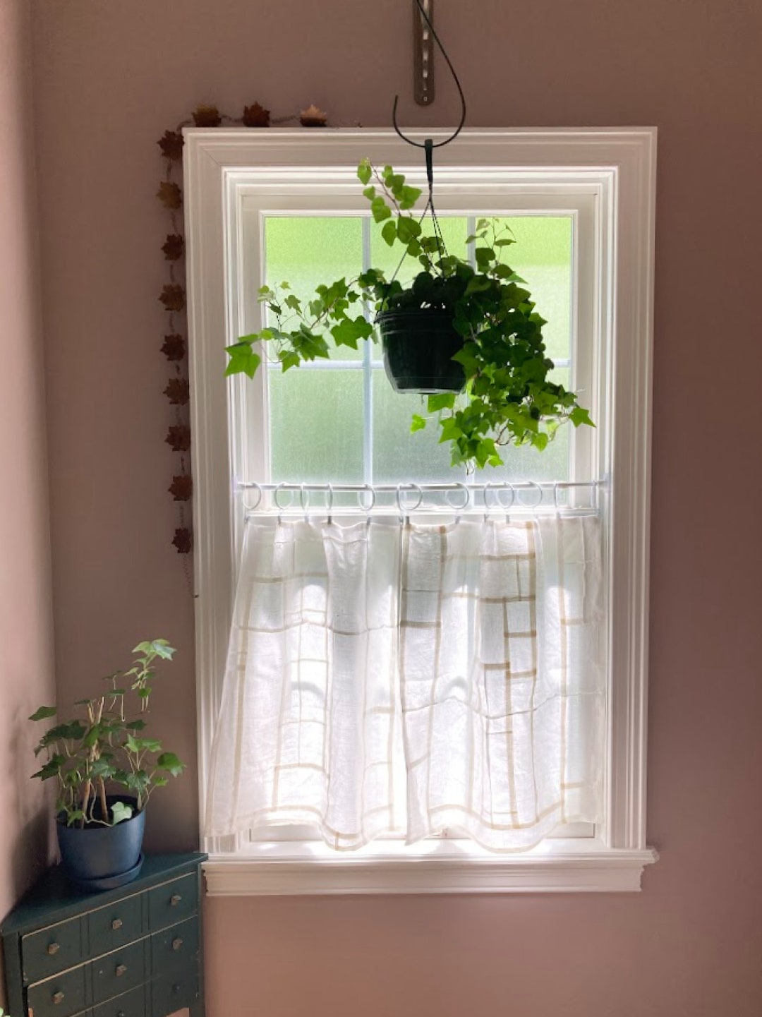 Elegant Pojagi Panels Custom Fine Linen Cafe Curtains to Room Dividers ...
