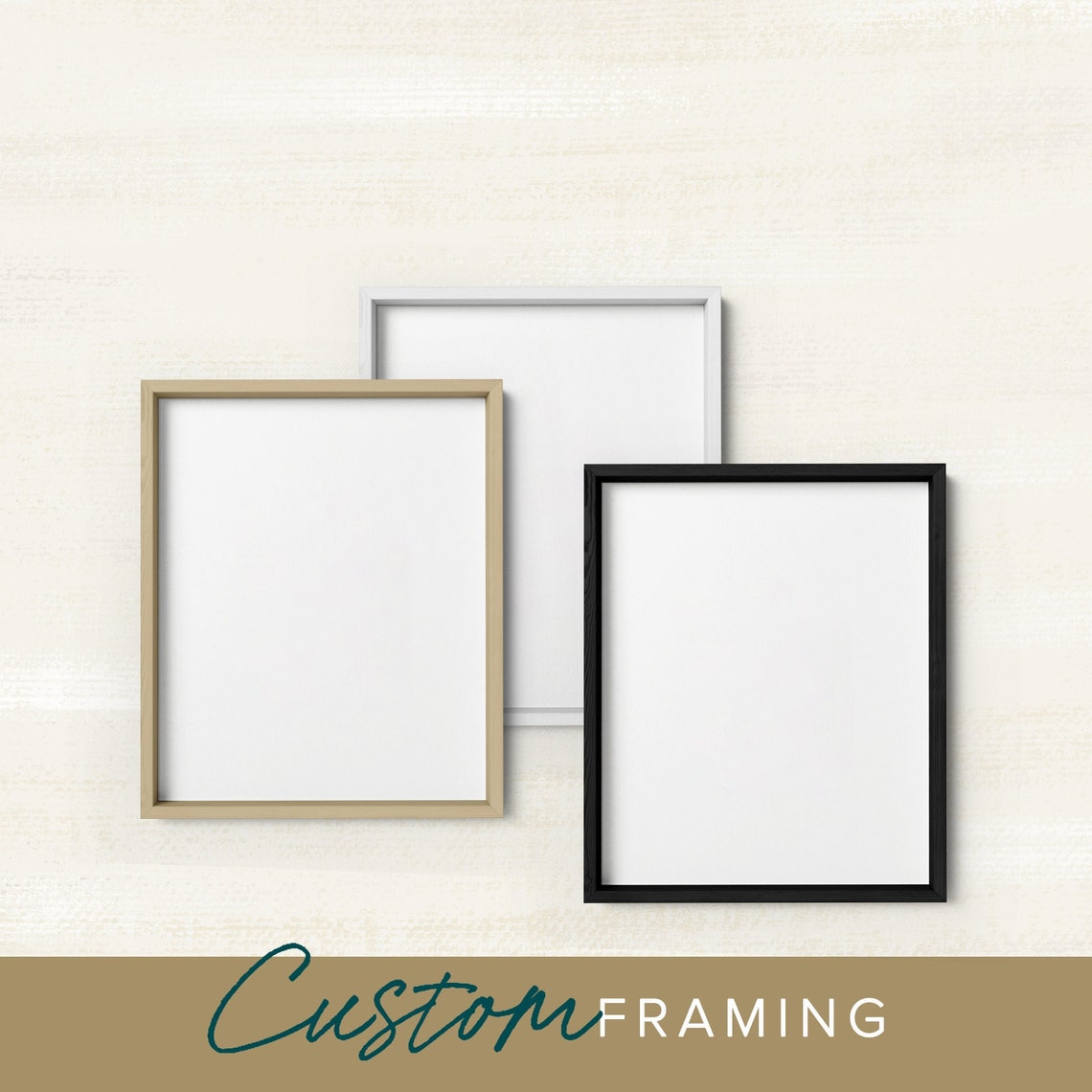 Custom Frame, Modern Frame, Wall Art, Home Decor, Gallery Frame, Frame ...