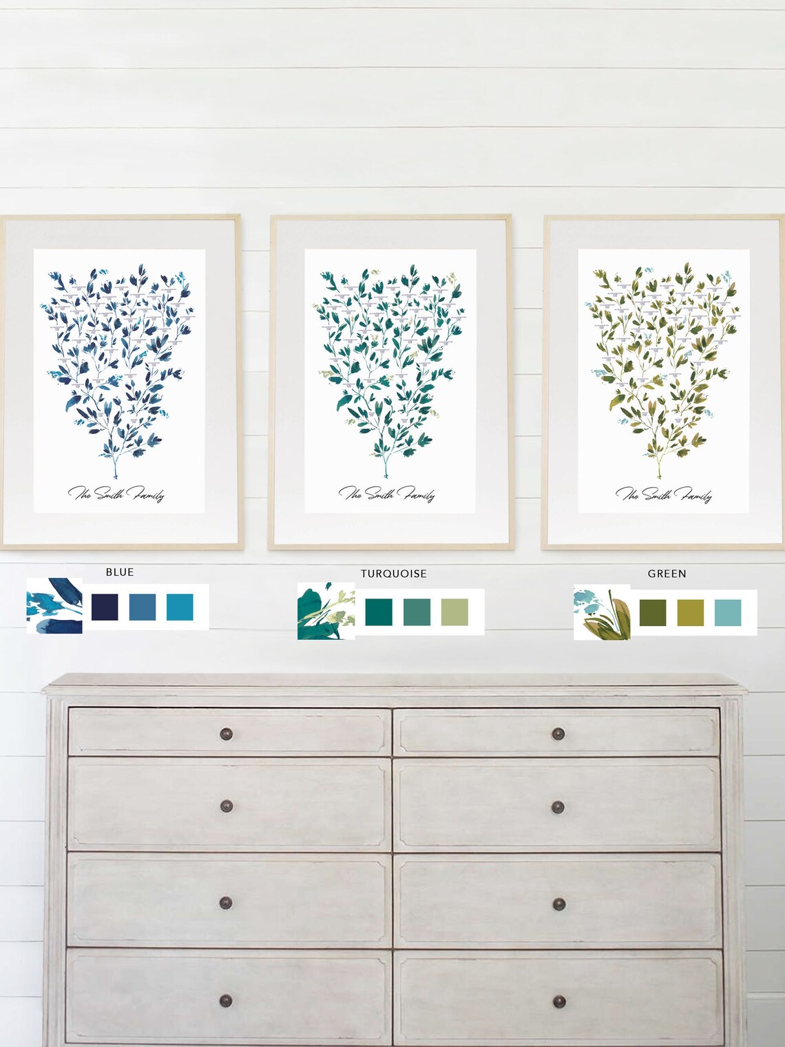 Custom Family Tree, Family Tree Print, Family History, Family Chart ...