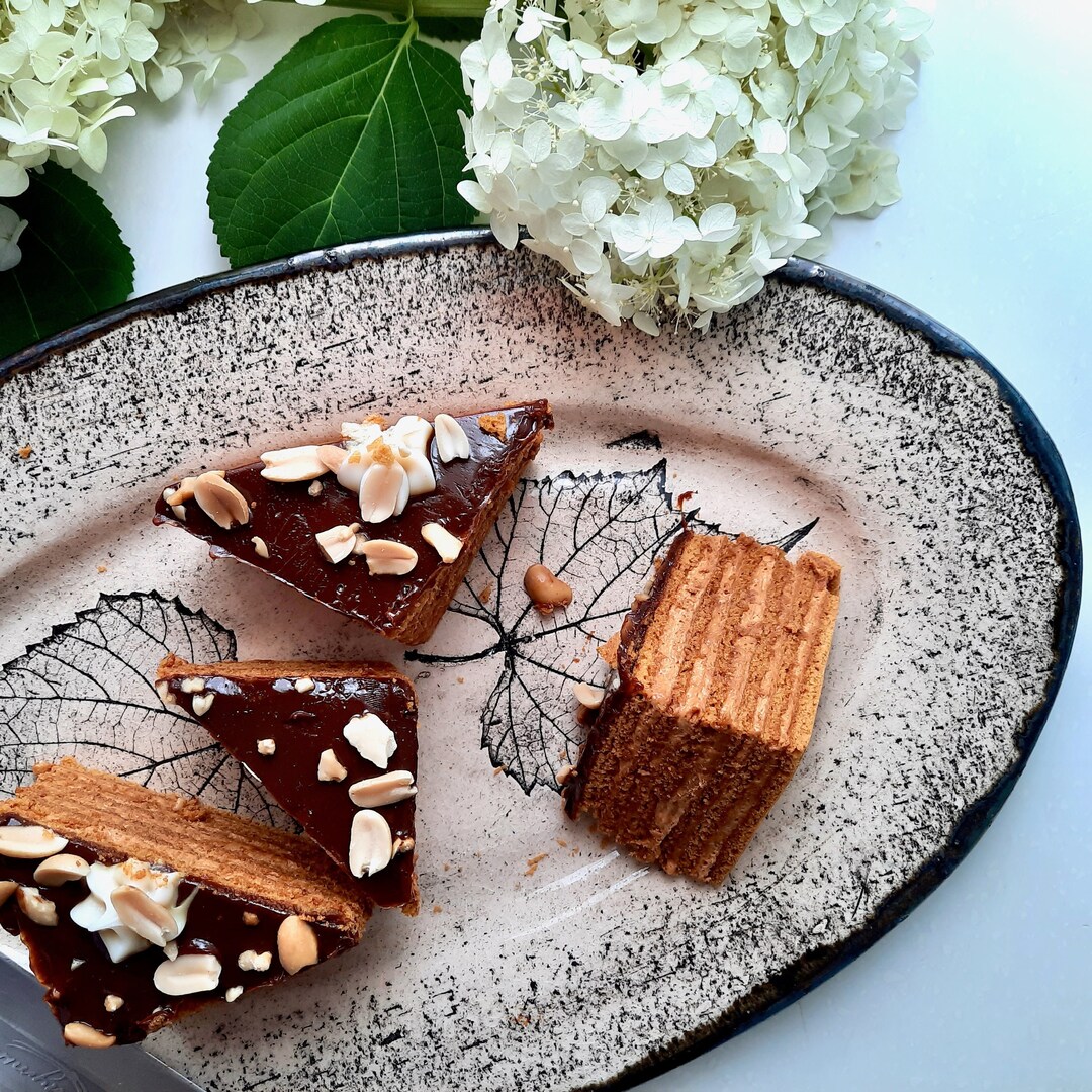 Handmade Ceramic Tray / Beige Oval Plate / Serving Plate / Tray Hostess ...