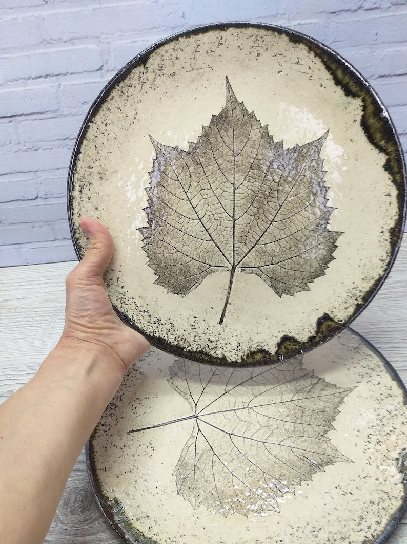 Dinner Plate/ceramic 11 ''handmade Ceramic Plate for | Etsy