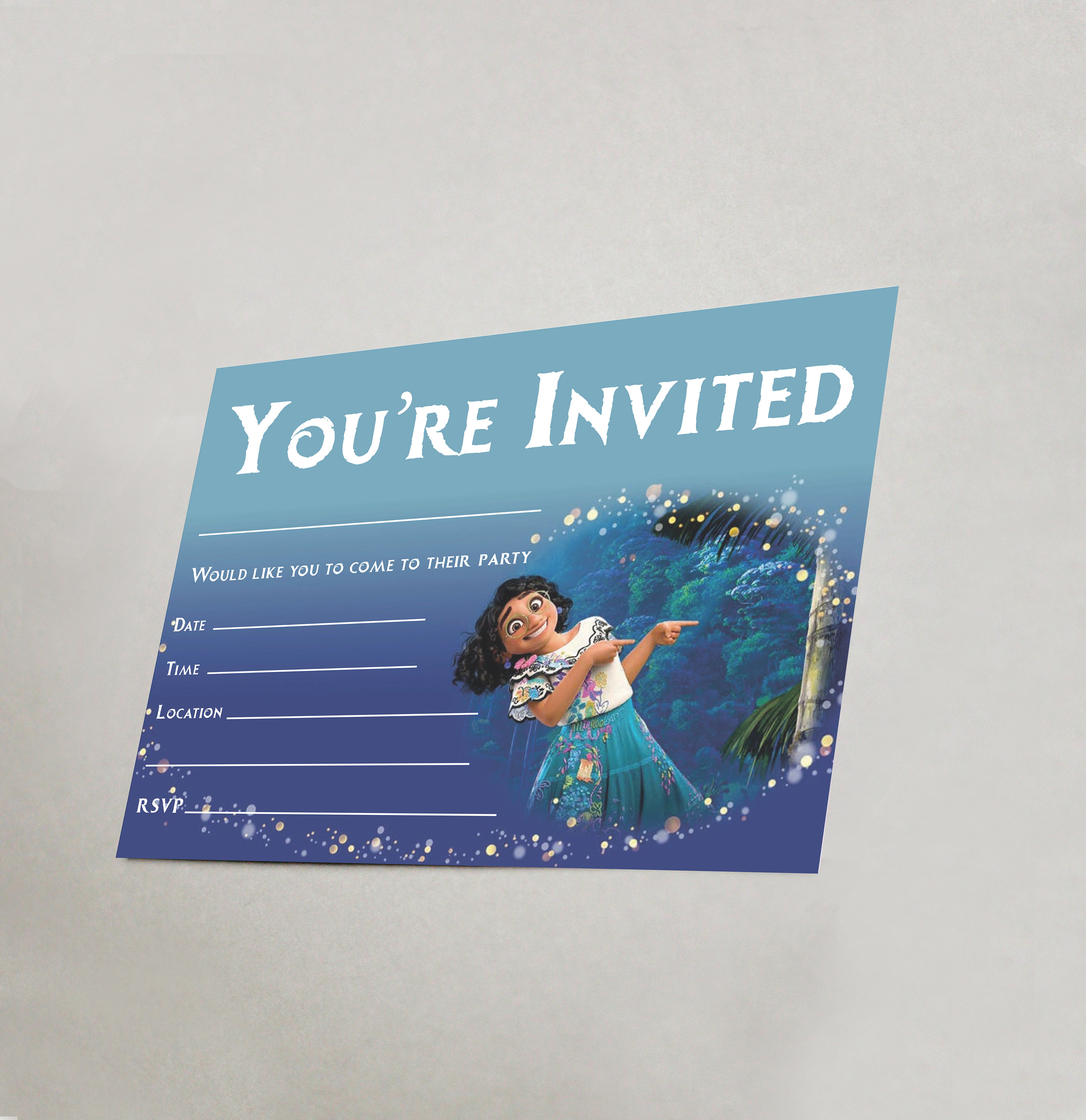 Encanto Party Invites Kids Birthday Party Invitations - Encanto Theme ...