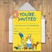The Simpsons Invitations Simpson Party Invites Children Birthday Kids ...