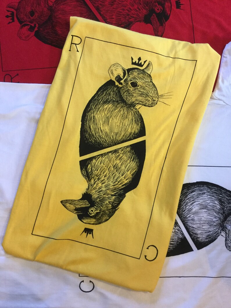 Royal Card Screen Print T-shirt - Etsy