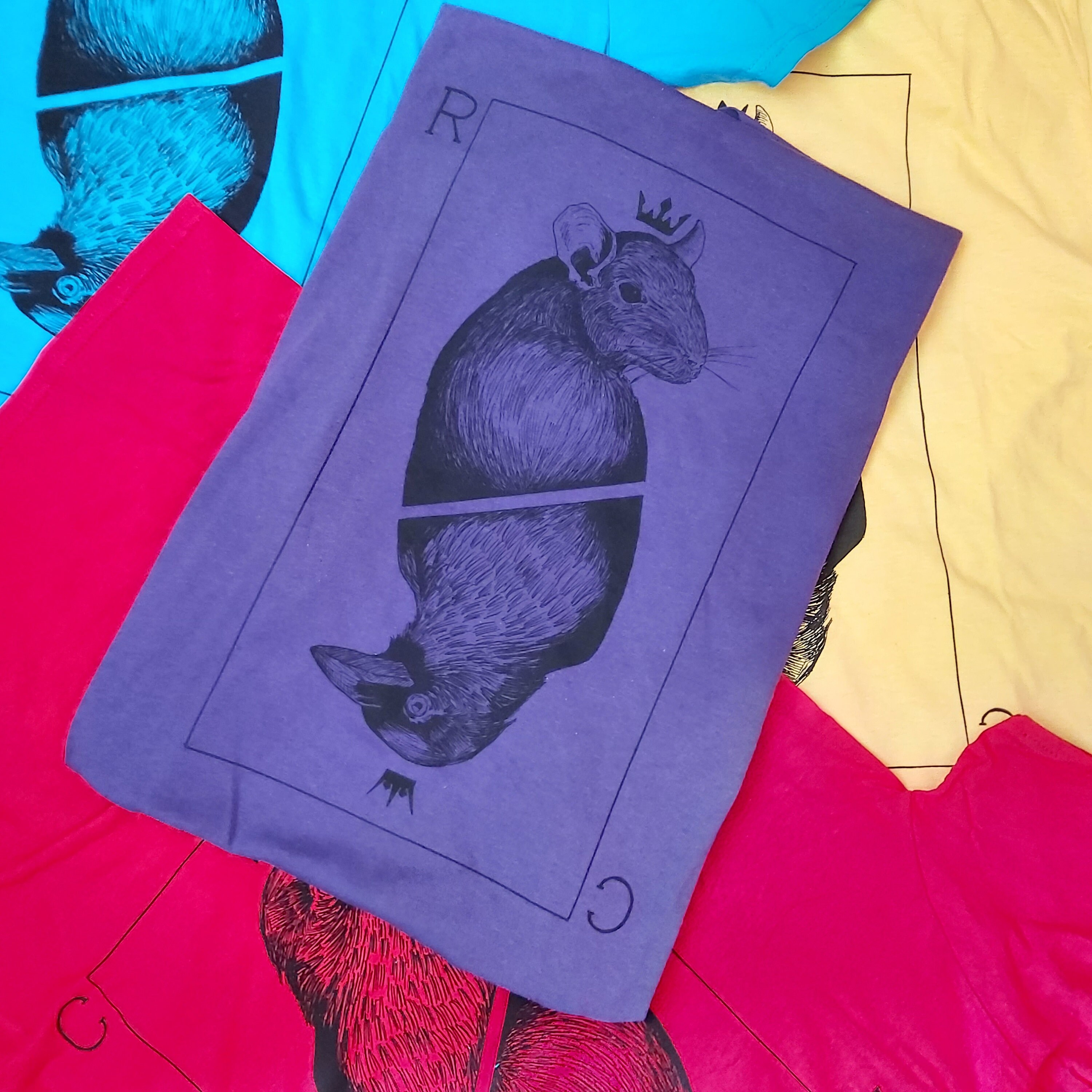 Royal Card Screen Print T-shirt - Etsy