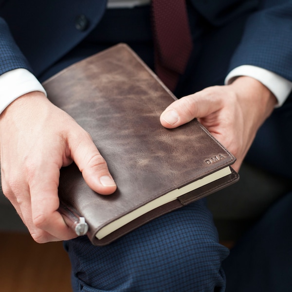 Leather Notepad - Etsy