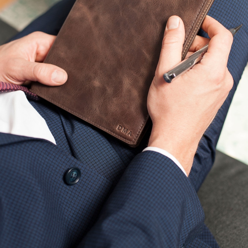 Vintage Leather Personalisable Lined Notebook Journal Diary - Etsy UK