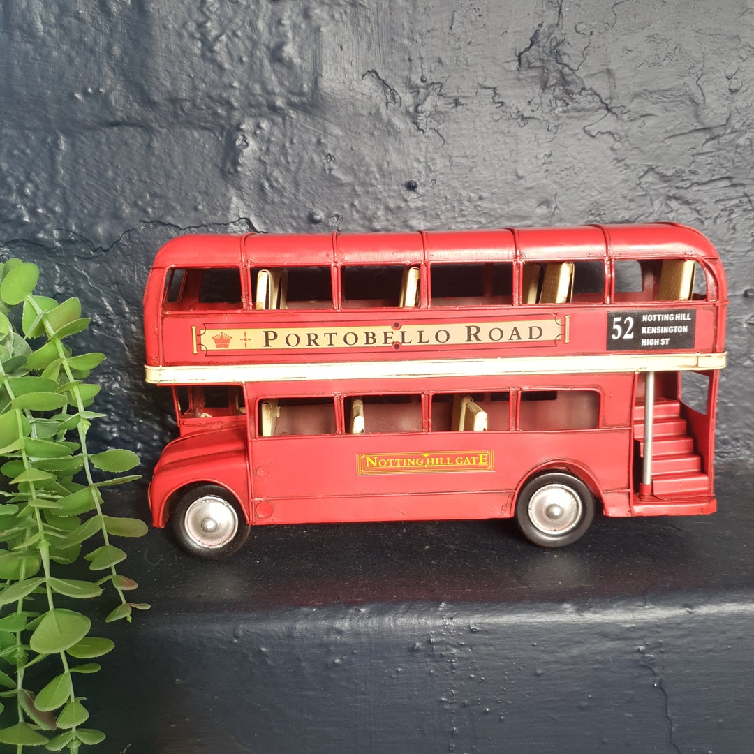 Tin Plate Toy 1966 Route Bus Model Retro Bus Toy Vintage Red London Bus tin-plate-toy-1966-route-bus-model-retro-bus-toy-vintage-red-london-bus