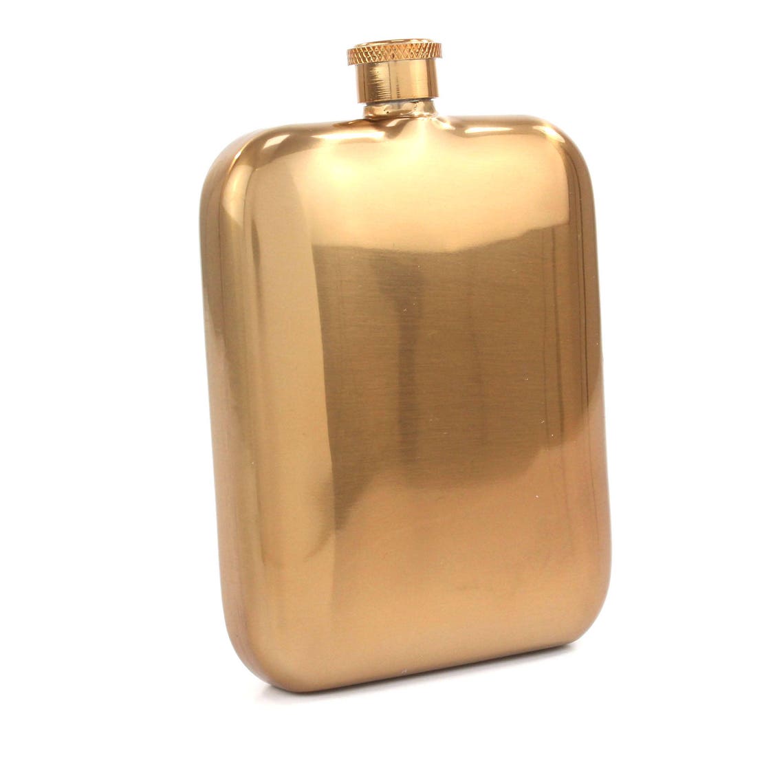 Personalised copper hip flask with leather sleeve | Etsy