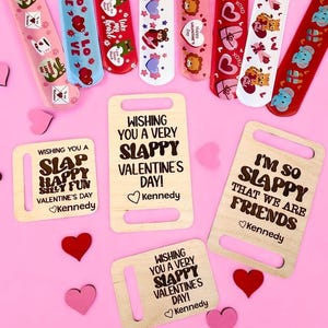 Slap Bracelet Valentine, Kids Valentines, Children’s Valentines, Non ...