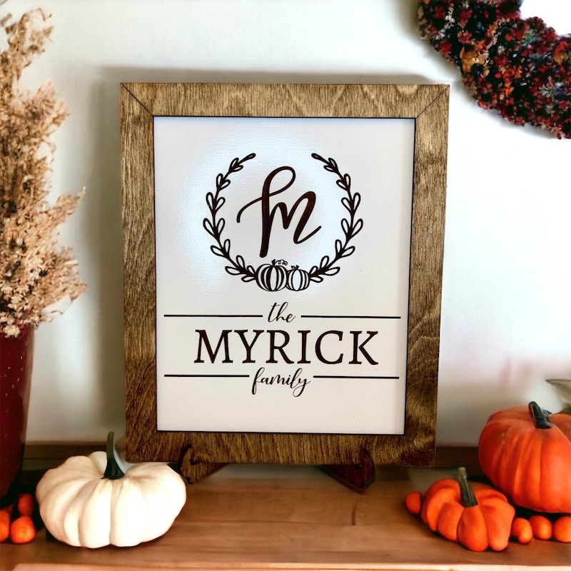 Family Fall Sign - Etsy