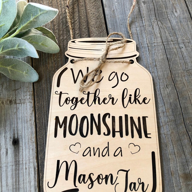 Mason Jar Sign - Etsy