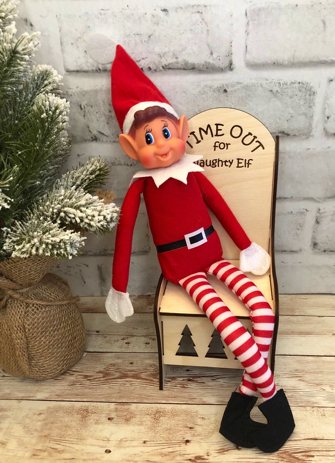 Naughty Elf Chair, Time Out Elf Chair, Elf Props, Elf Chair, Time Out ...