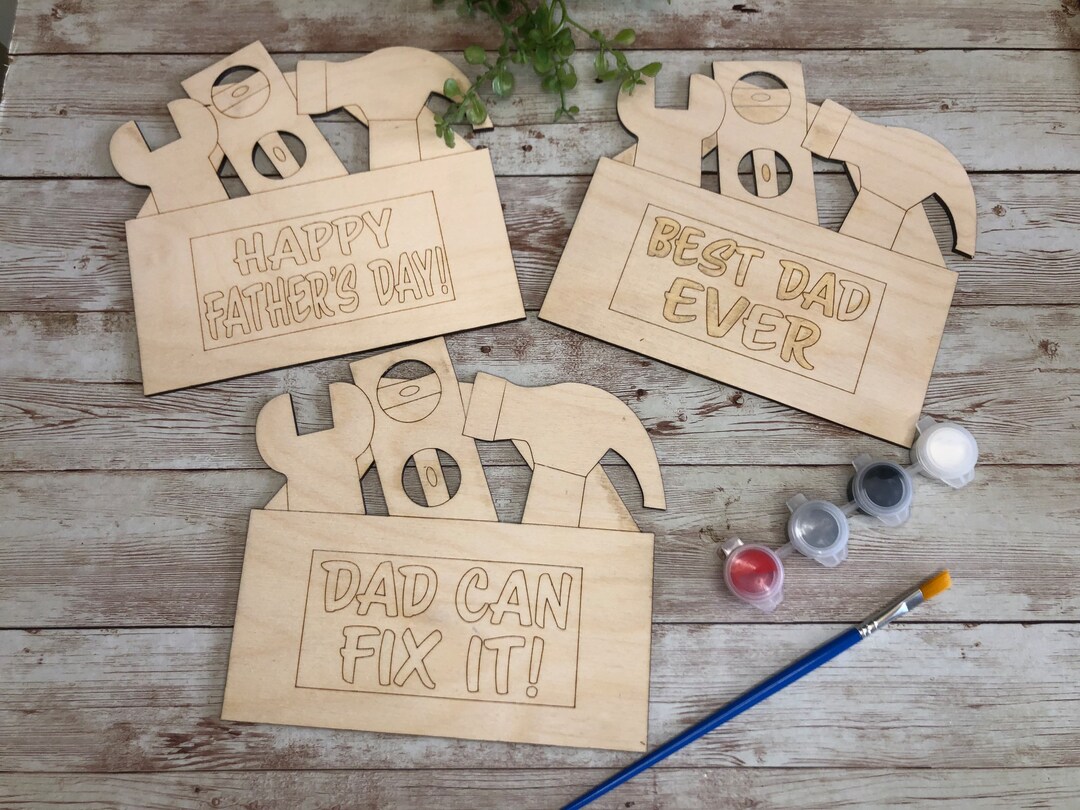Father’s Day Paint Kit, Father’s Day Paint Set, Father’s Day Craft, Dad ...