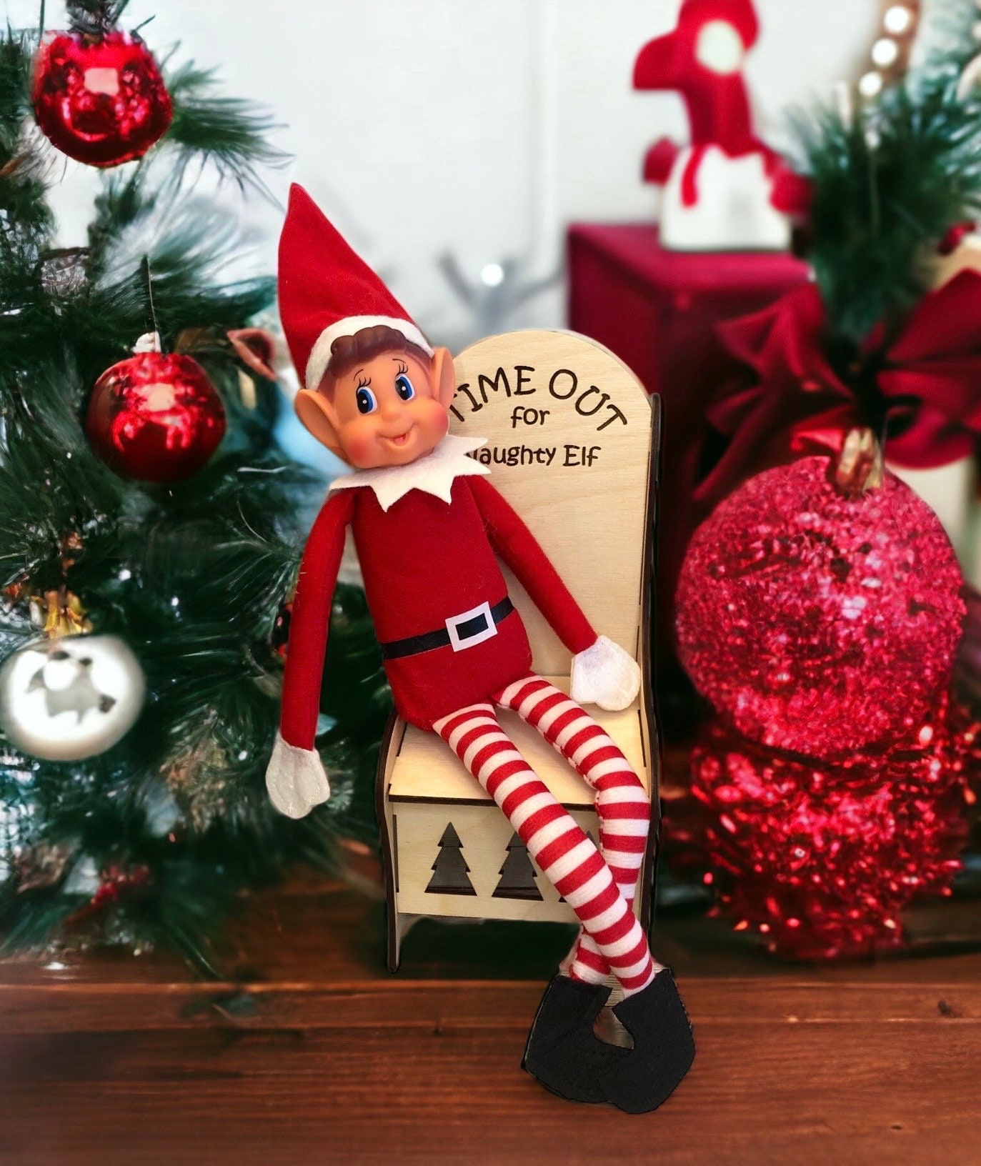 Naughty Elf Chair, Time Out Elf Chair, Elf Props, Elf Chair, Time Out ...