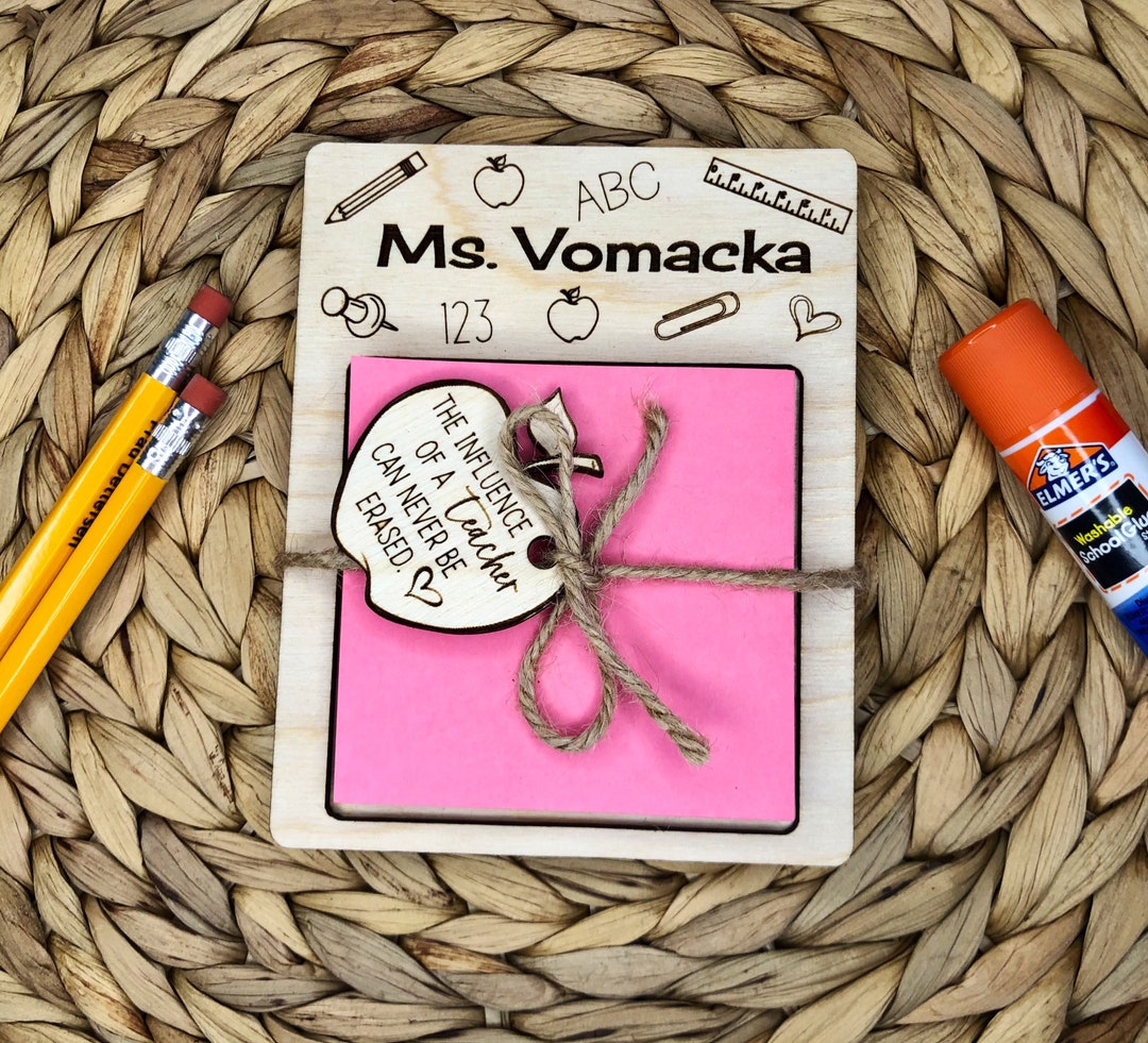 Teacher Note Pad, Teacher Sticky Notes, Teacher Gifts, Teacher Desk ...