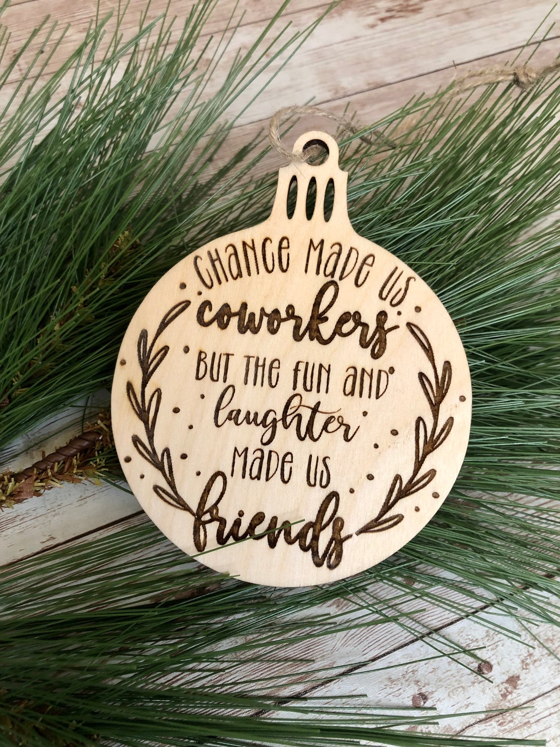 Coworker Ornament Work Ornament Staff Ornaments Friend - Etsy