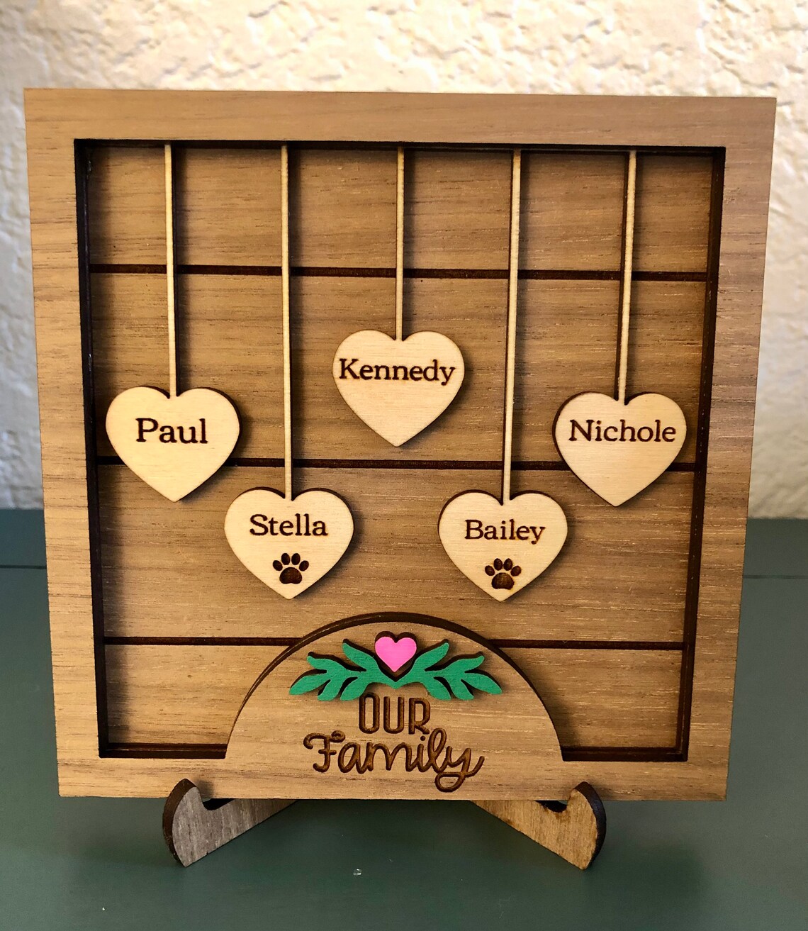 Personalized Family Sign Our Family Sign Family Tree Family - Etsy