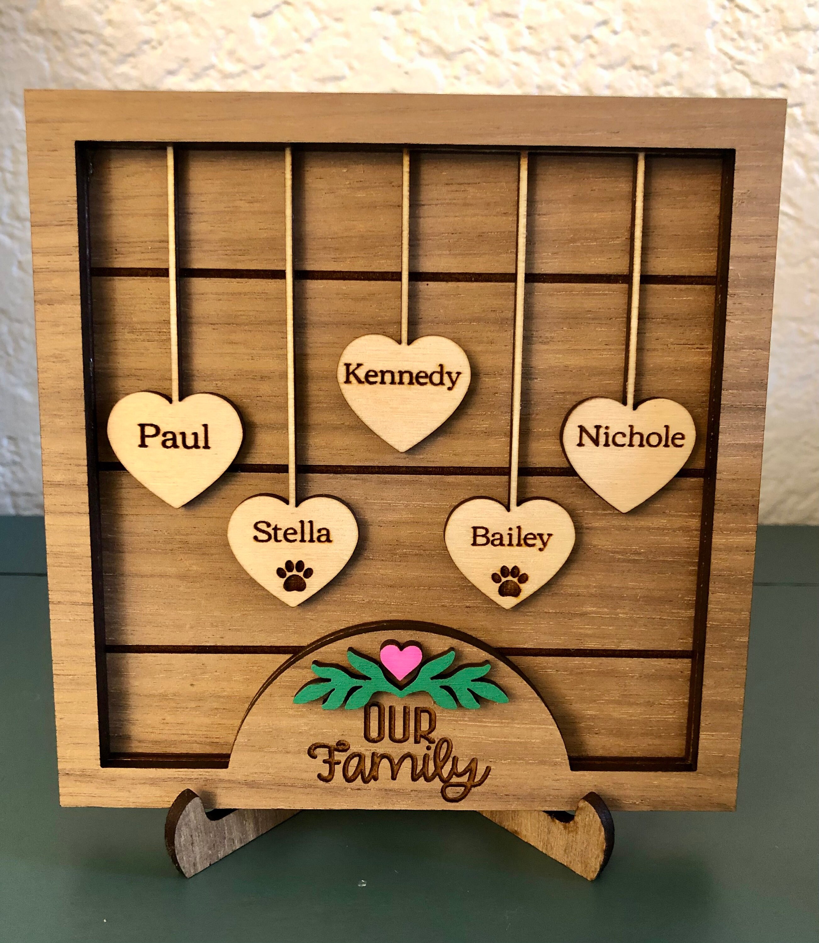 Personalized family sign our family sign family tree family | Etsy