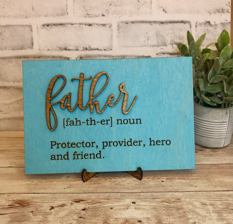 Fathers Day Sign Fathers Day Gift Father Definition Sign - Etsy