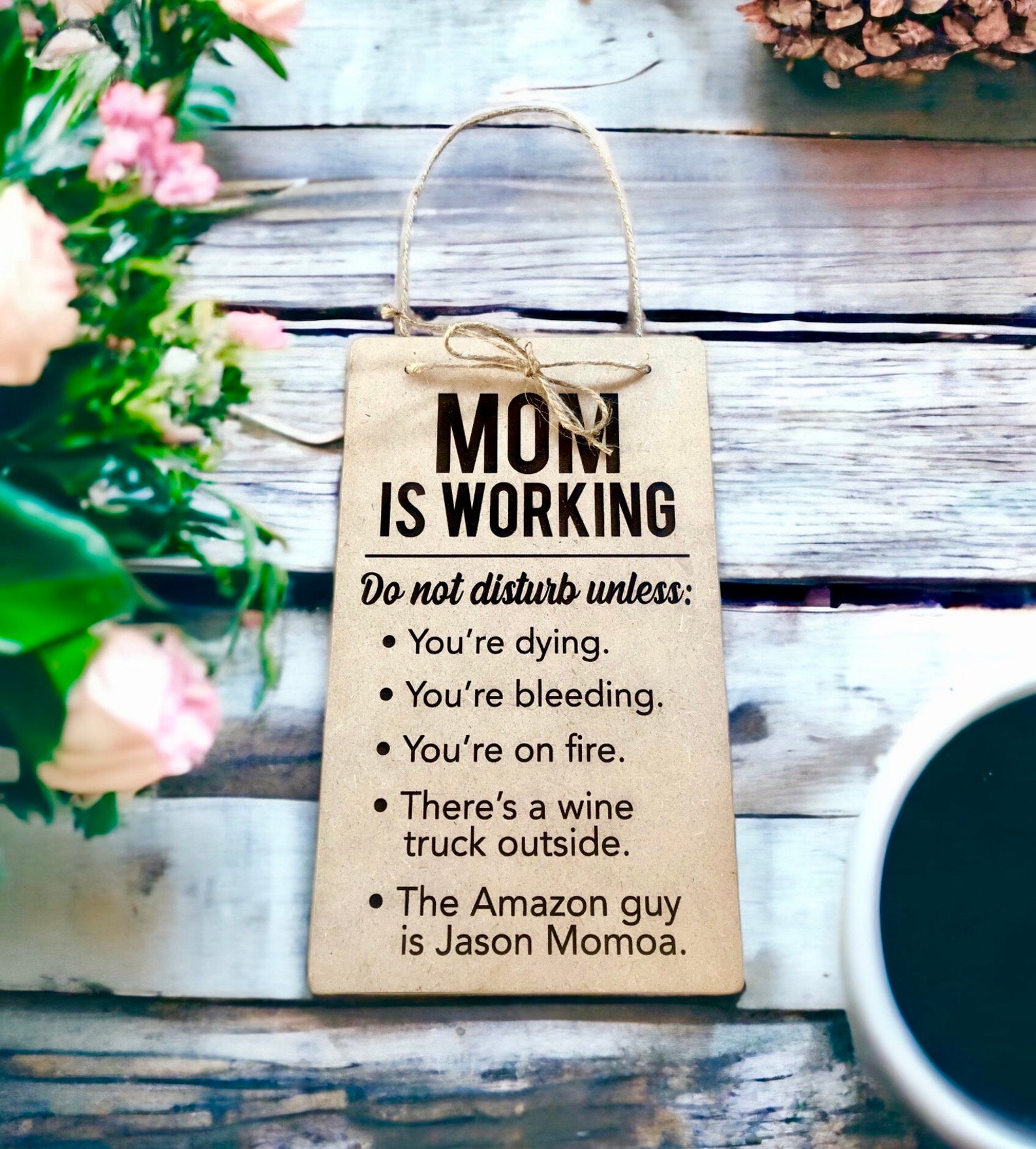 Mom is Working Sign, Do Not Disturb Sign, Moms Office Sign, Office ...