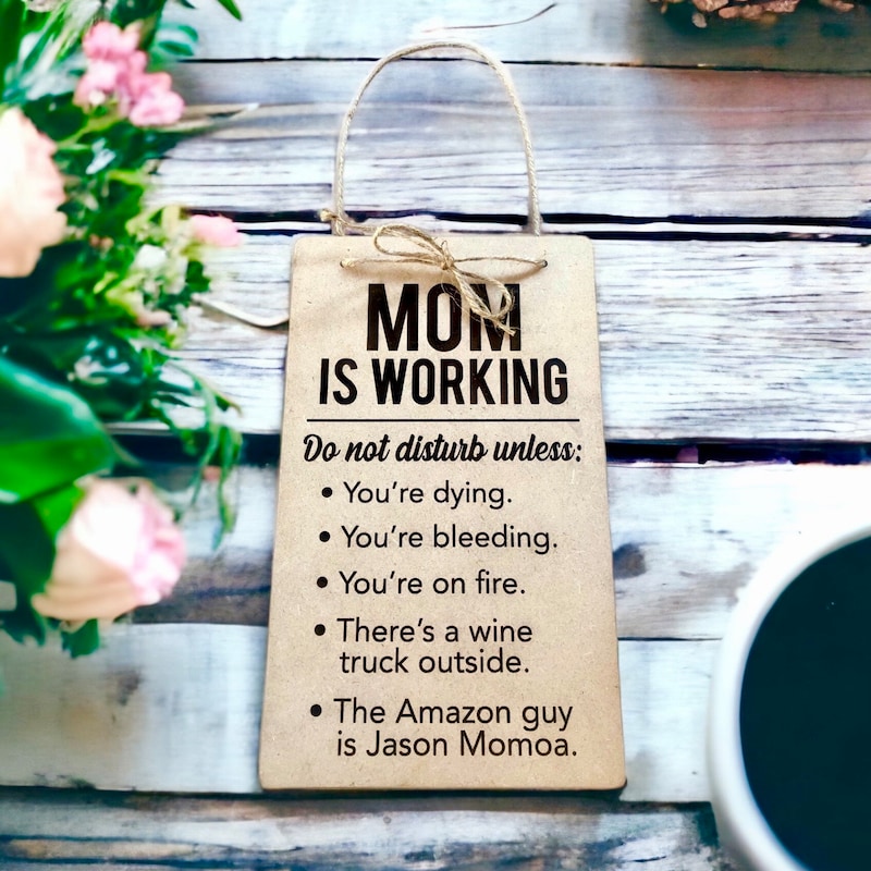 Work From Home Sign - Etsy