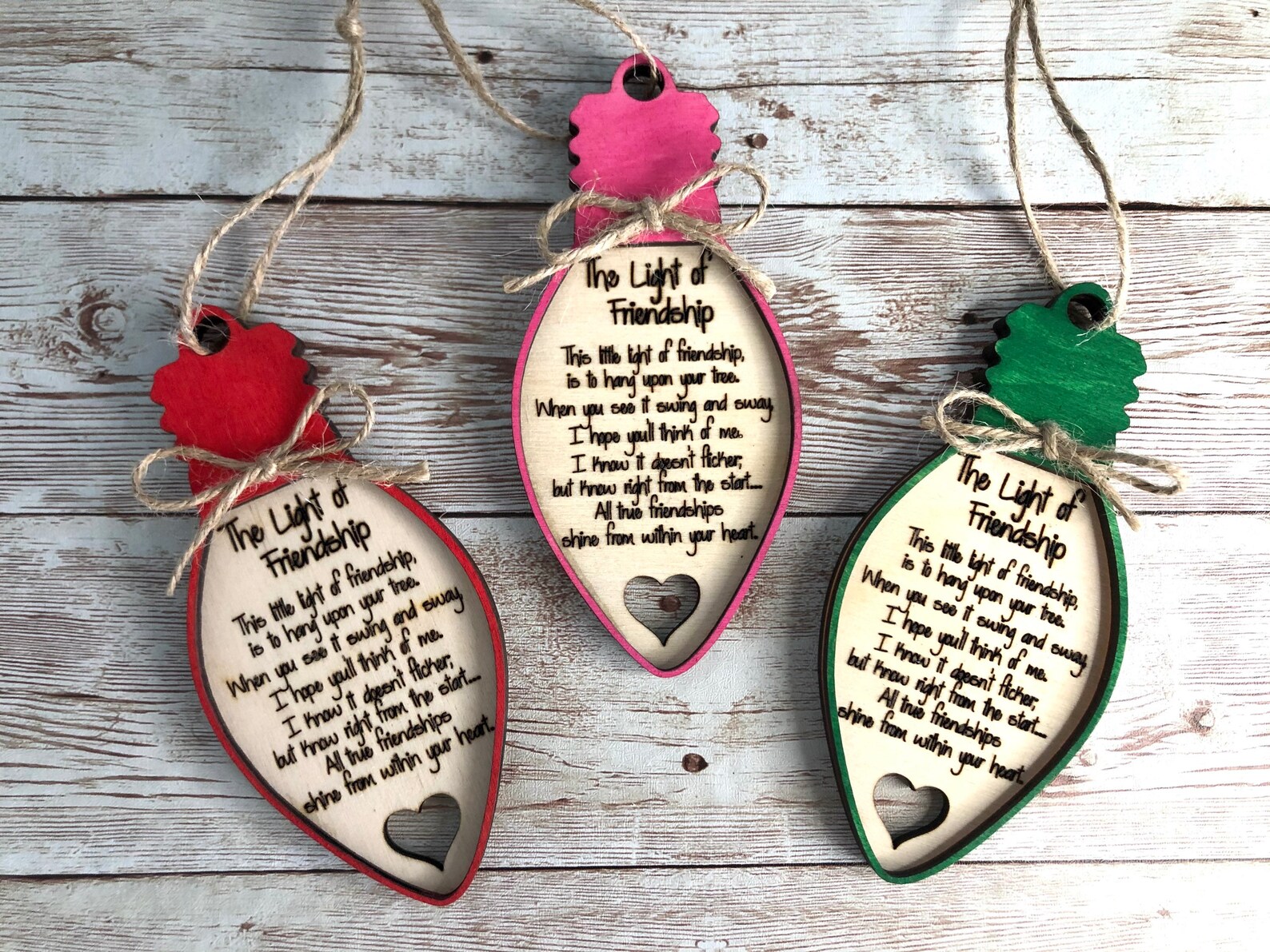 Light of Friendship Ornament, Friendship Ornament, Friend Ornament ...