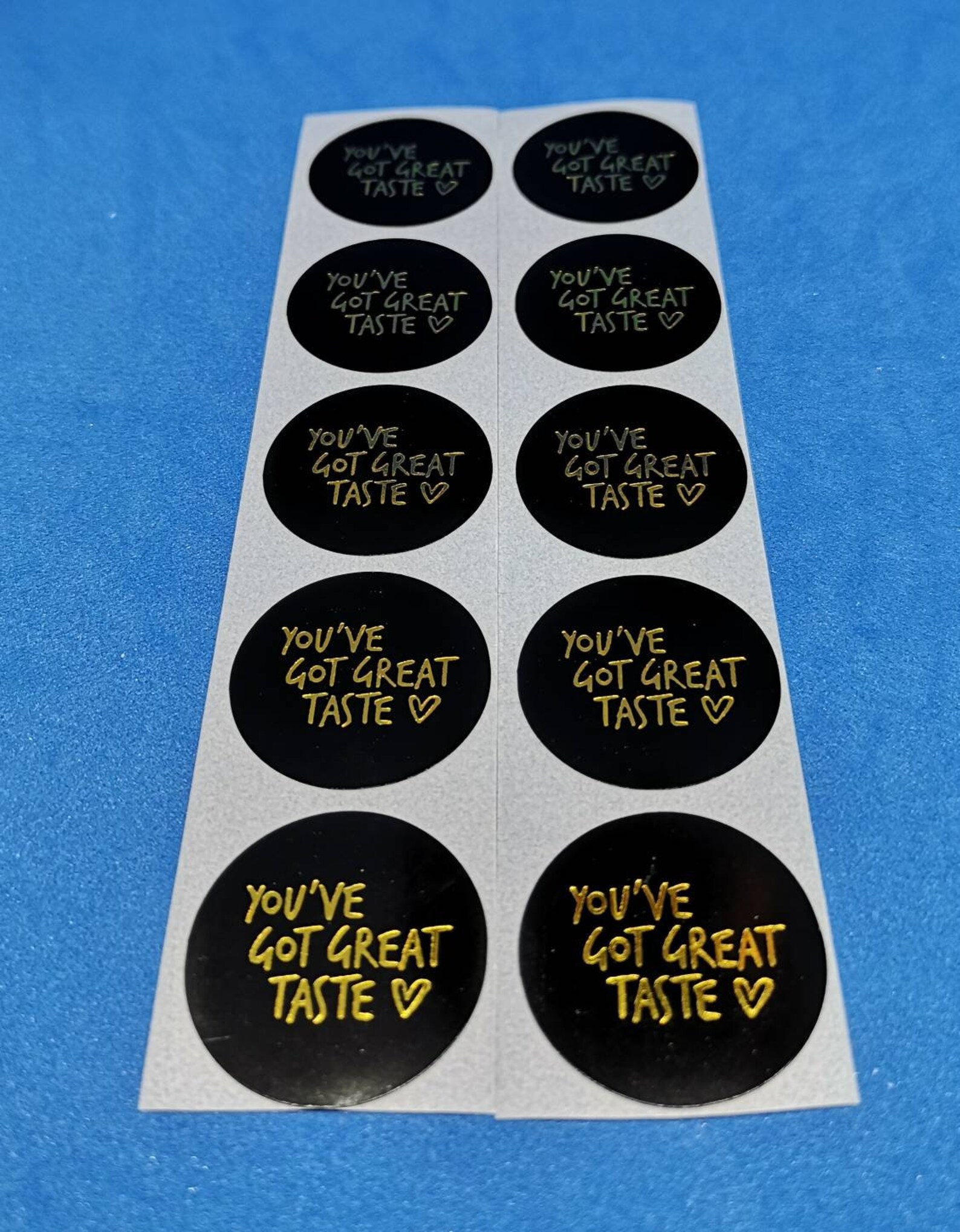 15/50/100/300pcs You've got great taste STICKERS Round | Etsy