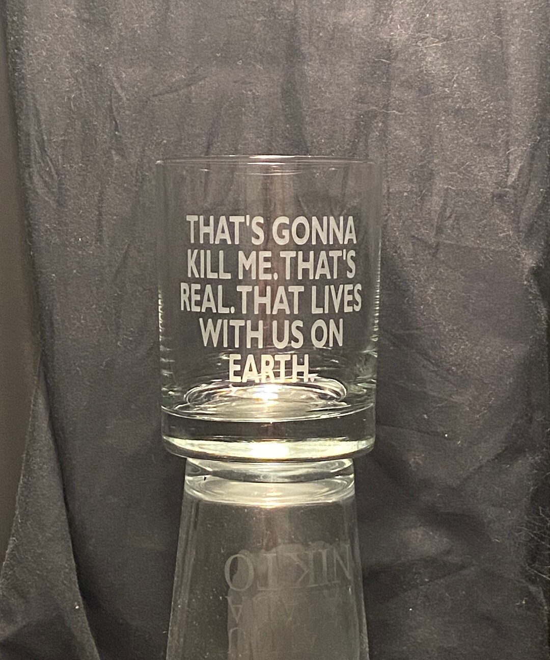 ITYSL Darmine Doggy Door Glass that Lives With Us on Earth Sandblasted ...